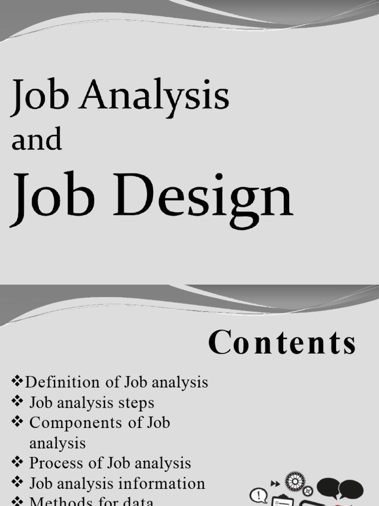 Unit 2 Jobanalysis & Job Design | PDF | Psychology | Employee Relations