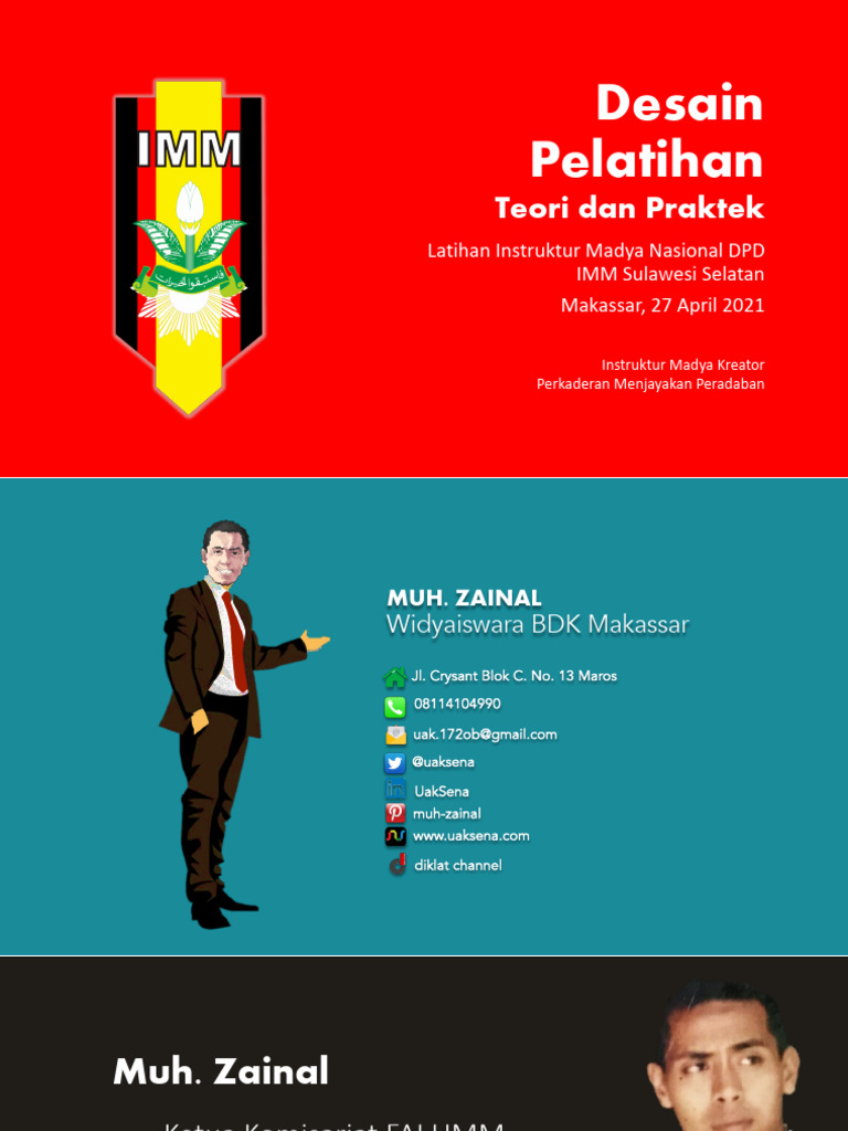 Desain Pelatihan IMM | PDF