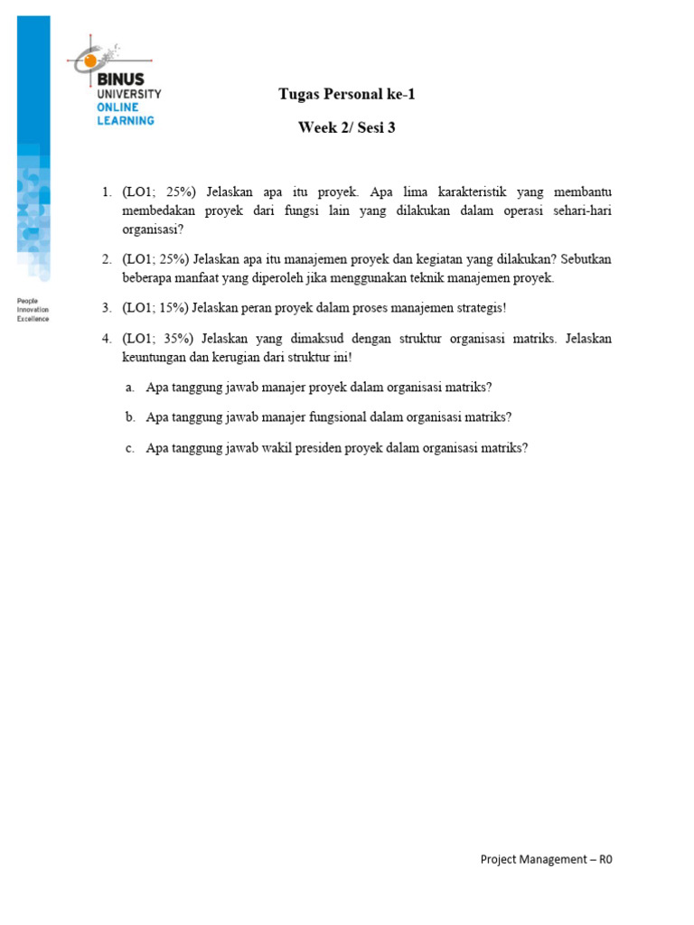 Tugas Personal 1 | PDF