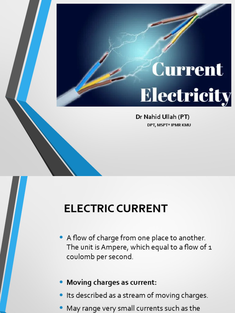 LEC 2 Current Electricity | PDF | Electrical Resistance And Conductance | Electrical Resistivity ...