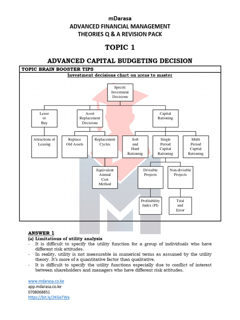 Afm Revision Theory Q & A | PDF | Capital Asset Pricing Model | Risk