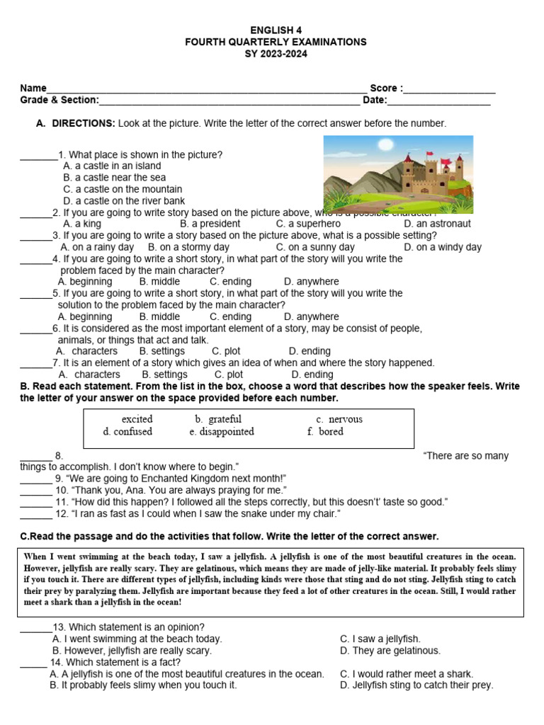 Q4-Pt-English 4 | PDF | News | Newspapers