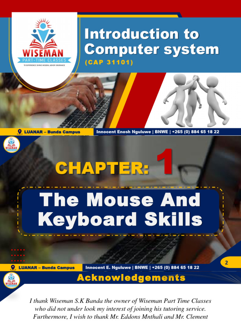 1.CAP31101-The_Mouse_And_Keyboard_Skills_ | PDF | Computer Keyboard | Human–Computer Interaction