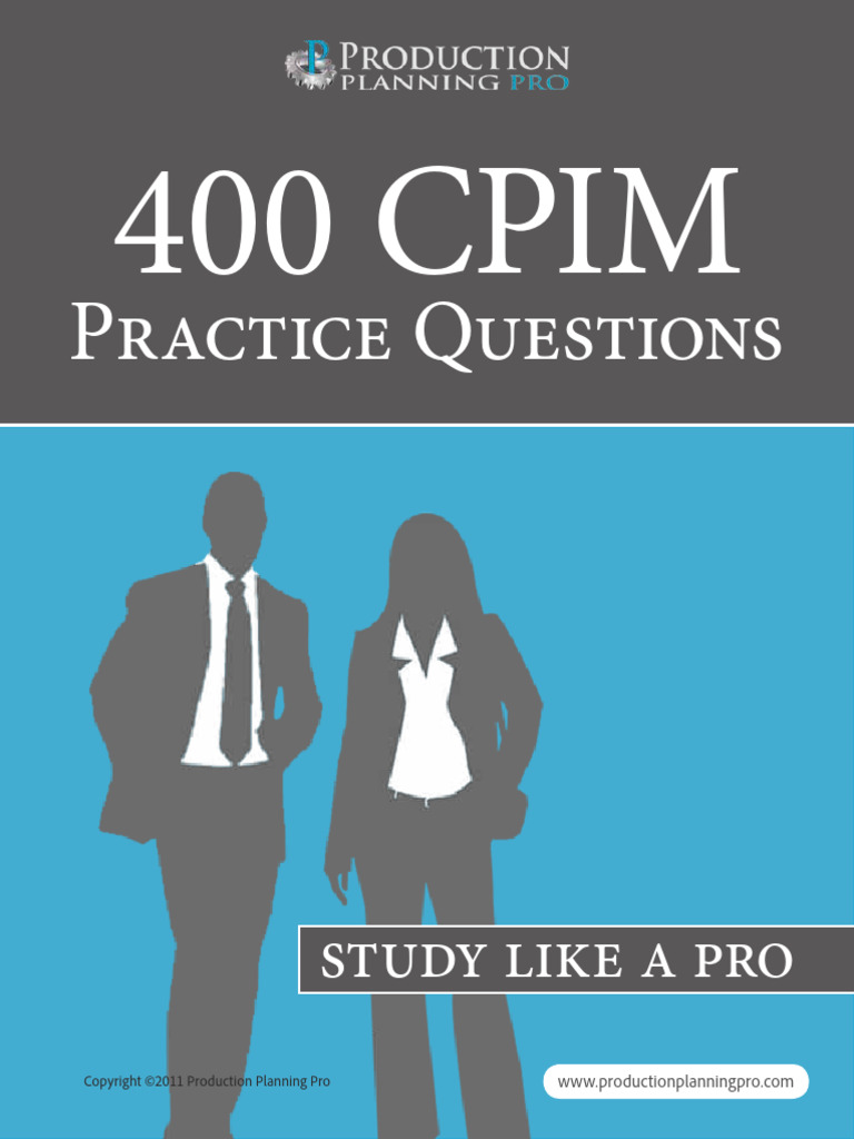A. Test CPIM I - II Practice Questions All Areas | PDF | Inventory ...