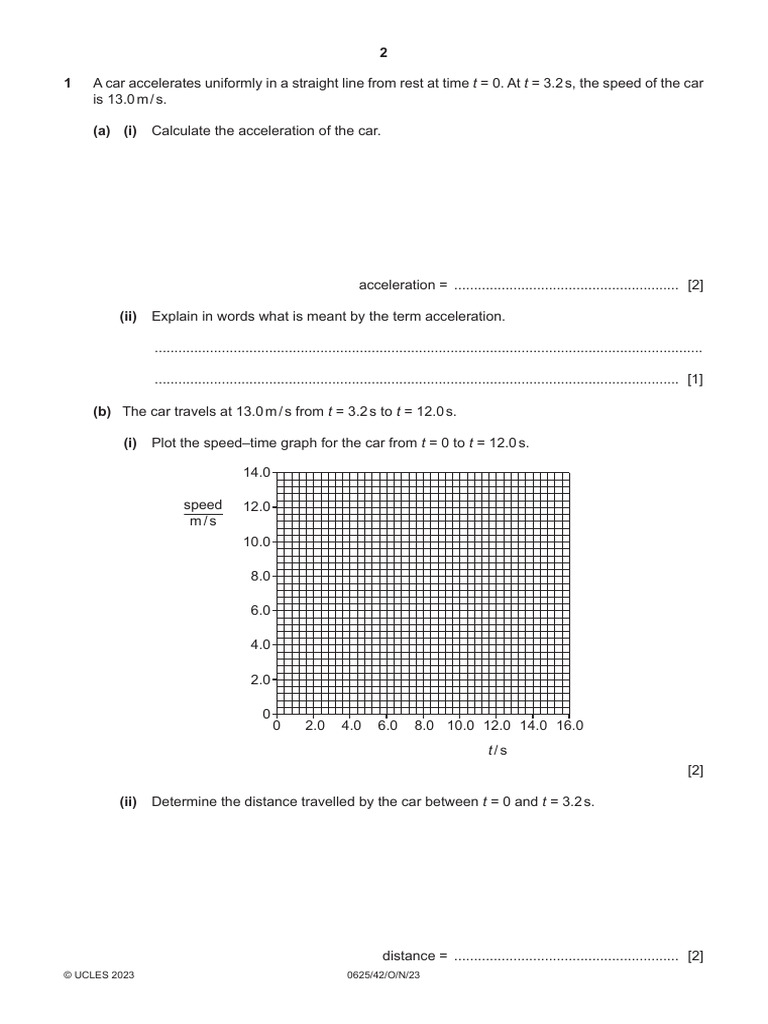 IGCSE Physics 0625 42 Paper 4 Feb Mar 2023 | PDF | Stars | Planets