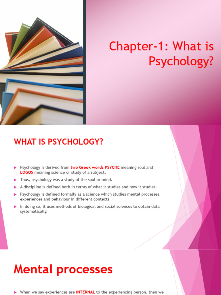 NCERT Class 11 Psychology Chapter 1 | PDF | Psychology | Mind