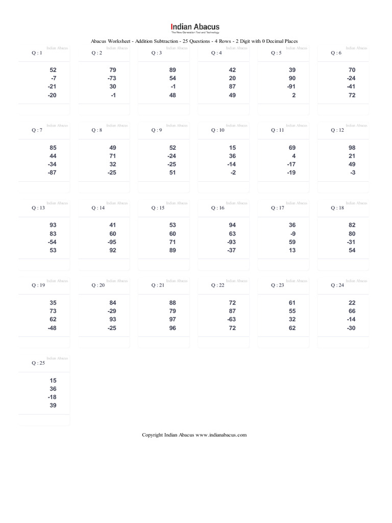 Worksheet Generation | PDF | Arithmetic | Mathematics