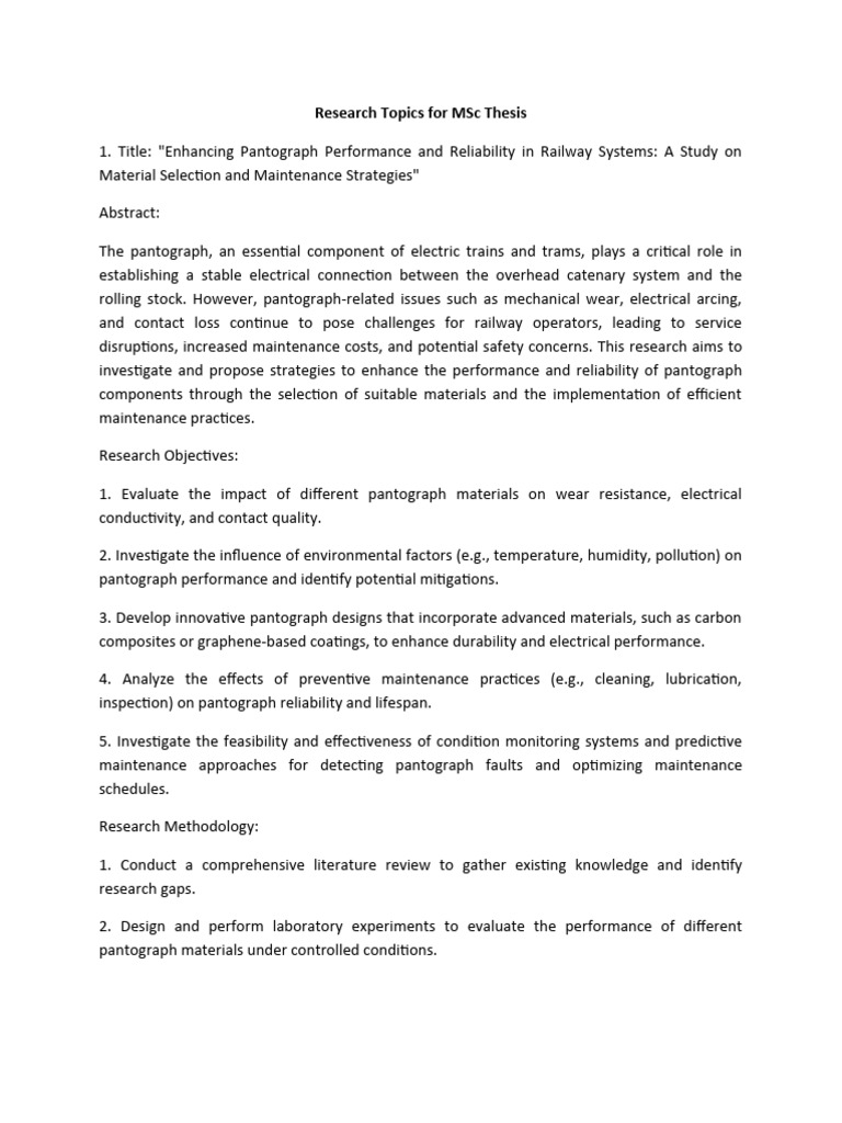 Research Topics-WPS Office | PDF | Simulation | Reliability Engineering