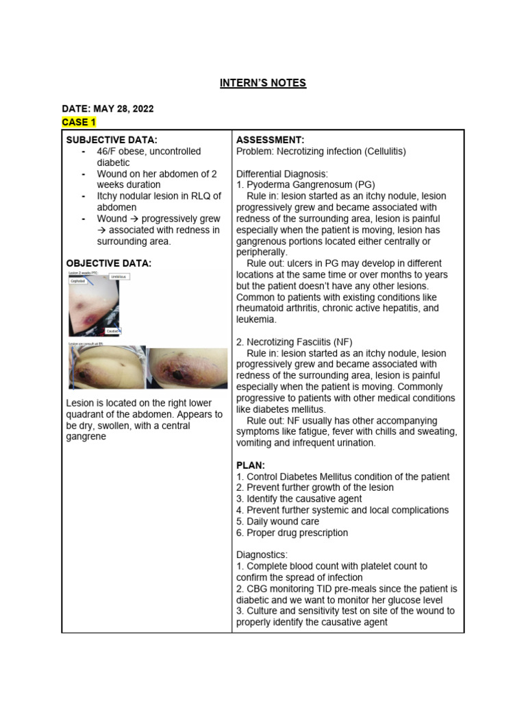 Wound Management and Diagnosis Notes | PDF | Wound | Medical Diagnosis