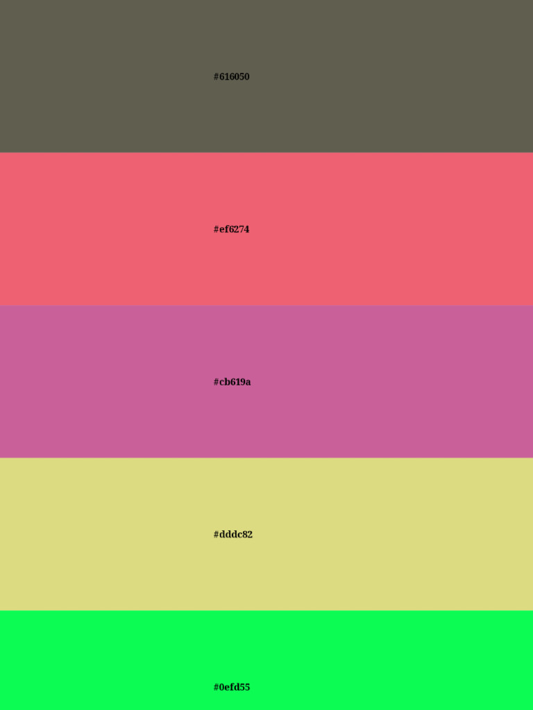 Color Pallette | PDF