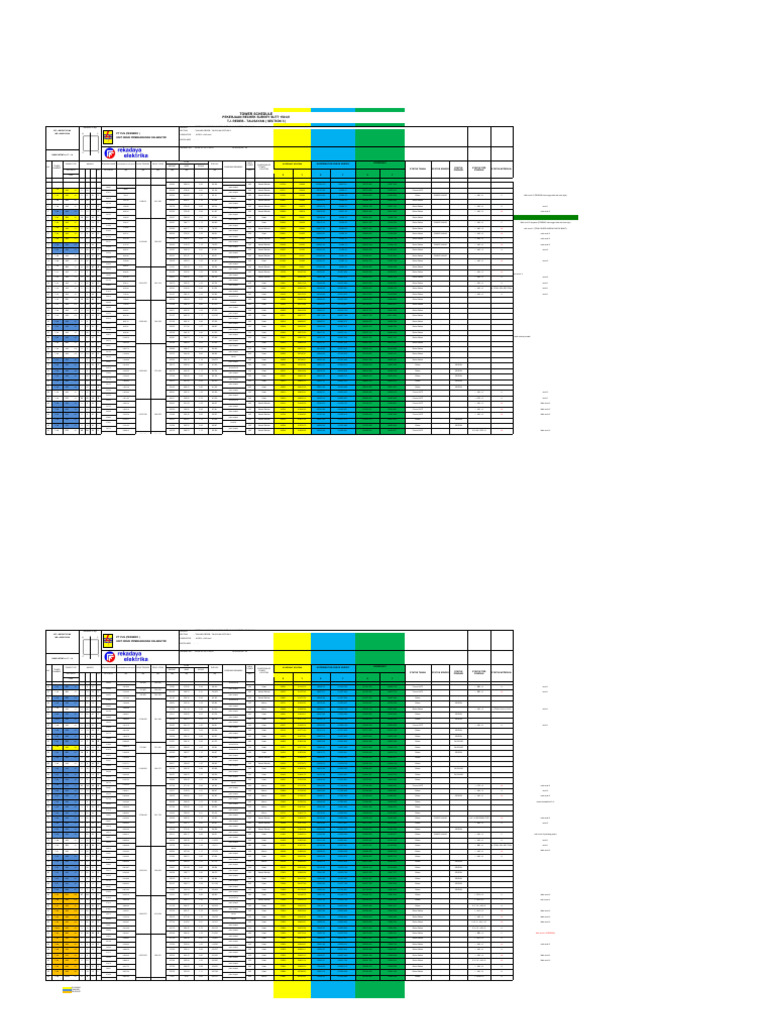 Tower Schedule (Recheck Final) Sec 3 20221028 | PDF