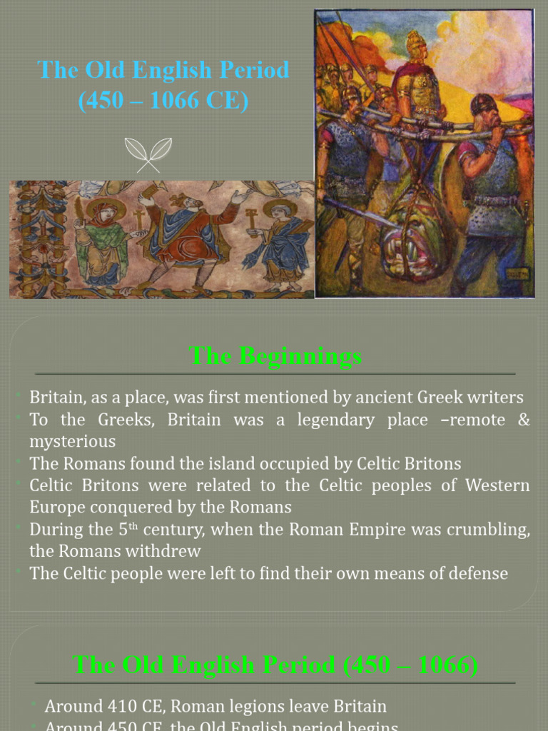 Old English Period | PDF | Anglo Saxons | Beowulf