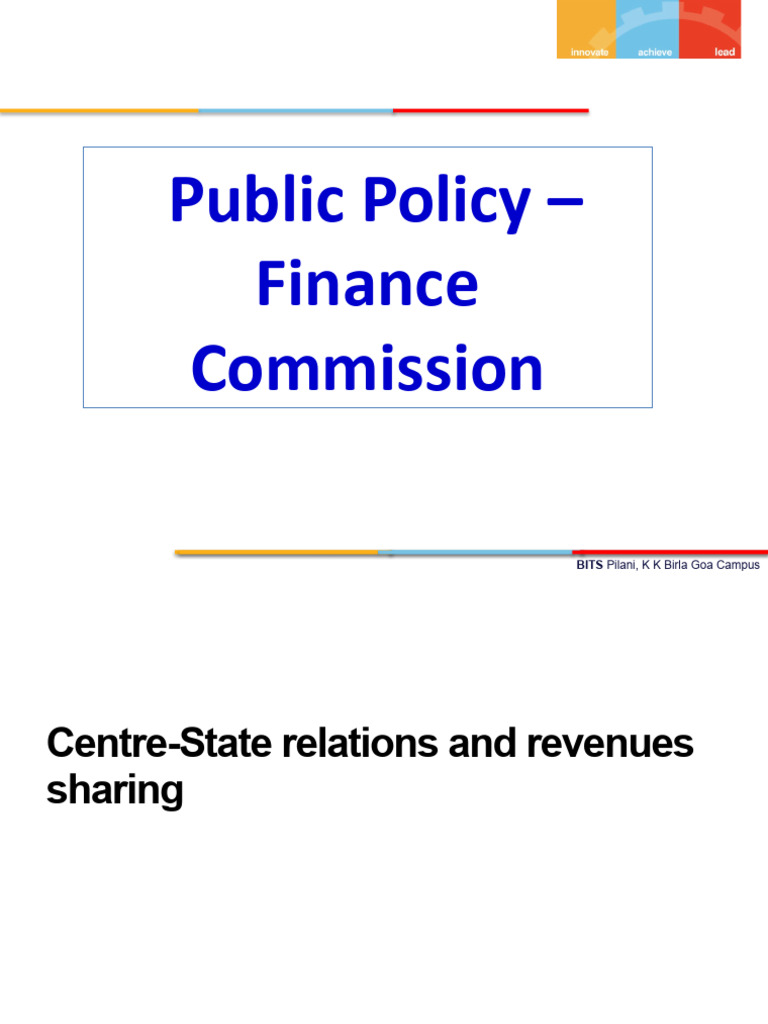 Chapter 3 - Finance Commission | PDF | Total Fertility Rate | Economies