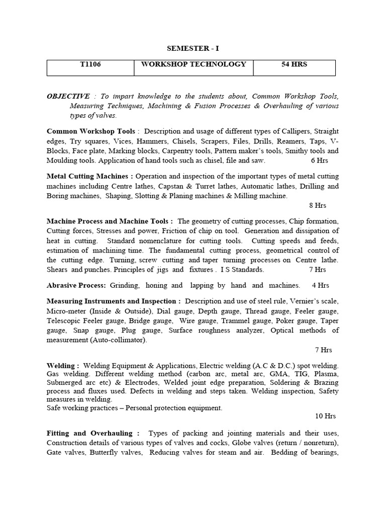 6 WORKSHOP TECHNOLOGY | PDF | Welding | Construction