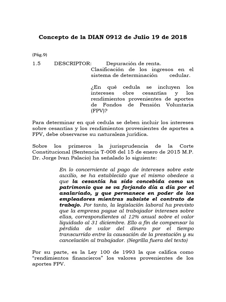 Concepto Unificado 912 | PDF | Impuesto sobre la renta | Justicia
