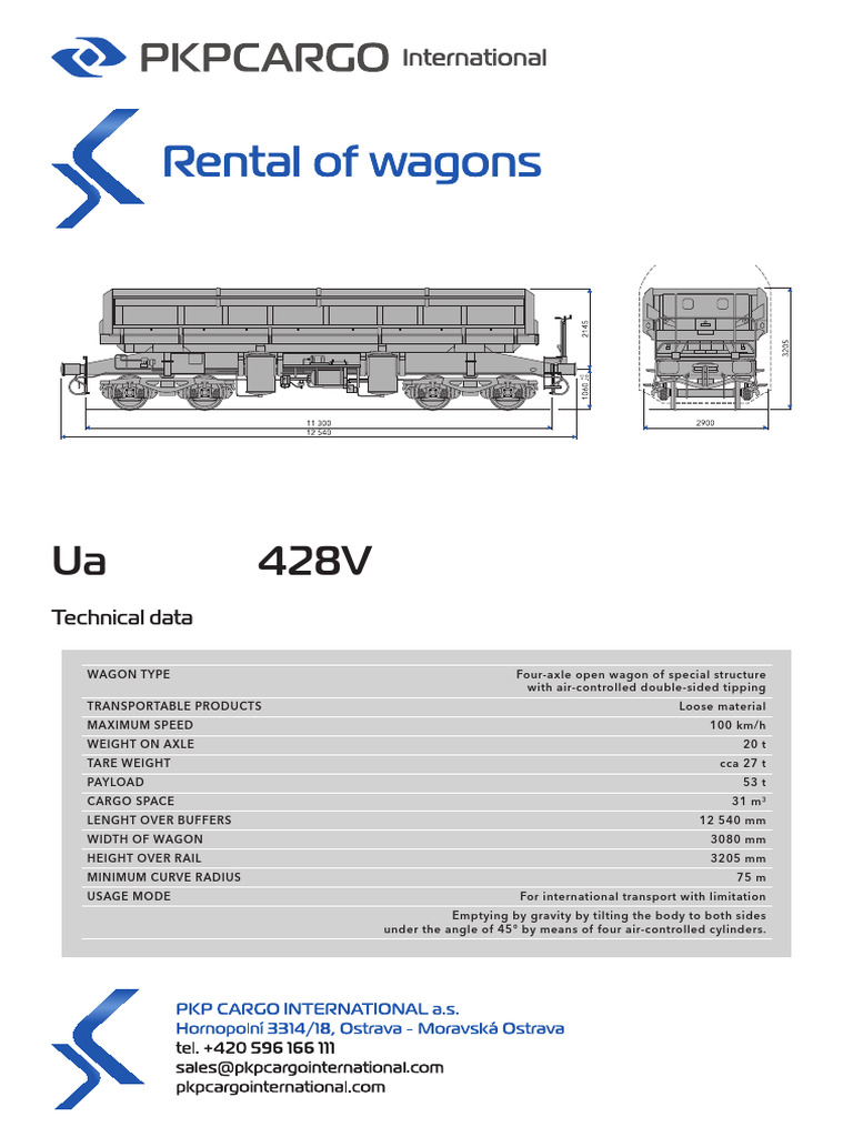 Ua 428V Angl | PDF | Rail Transport | Transport