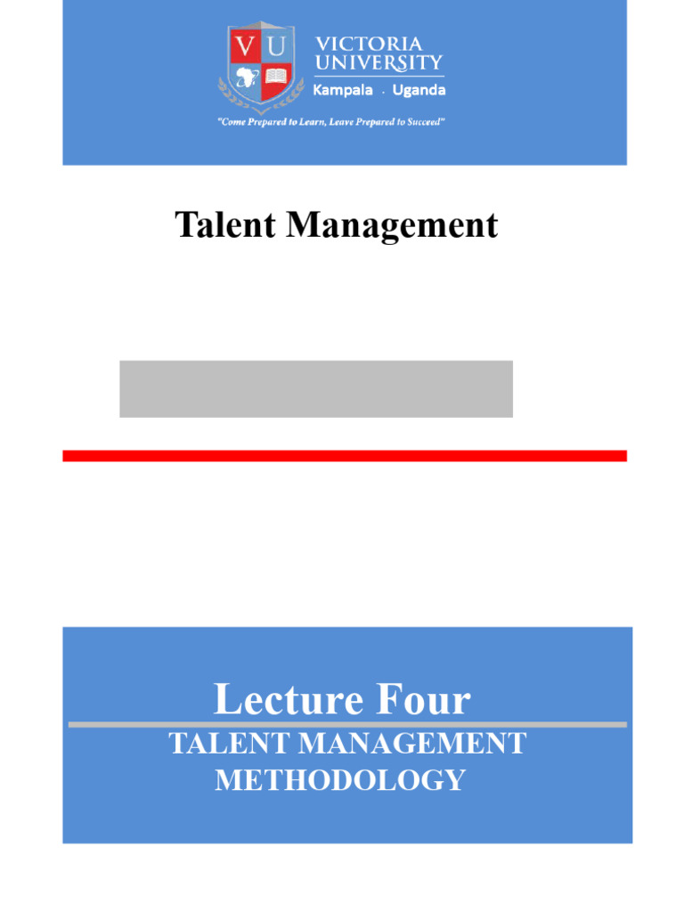 Talent Mg't Methodology | PDF | Talent Management | Mentorship