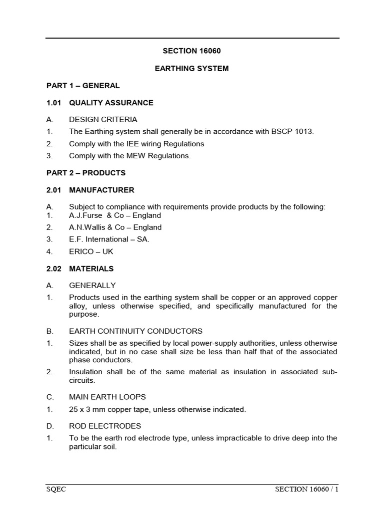 124.ELECTRICAL SPECIFICATION DETAILS | Download Free PDF | Ac Power Plugs And Sockets ...