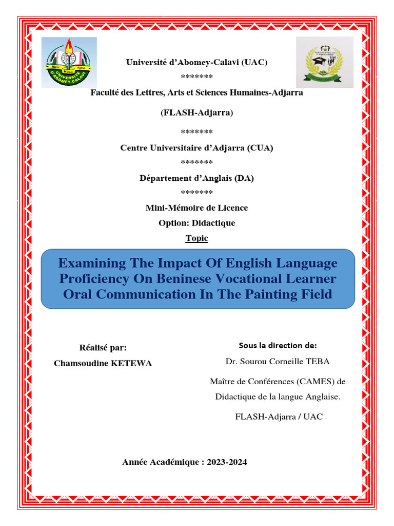 Dine-Pro. Final | PDF | Survey Methodology | Second Language Acquisition