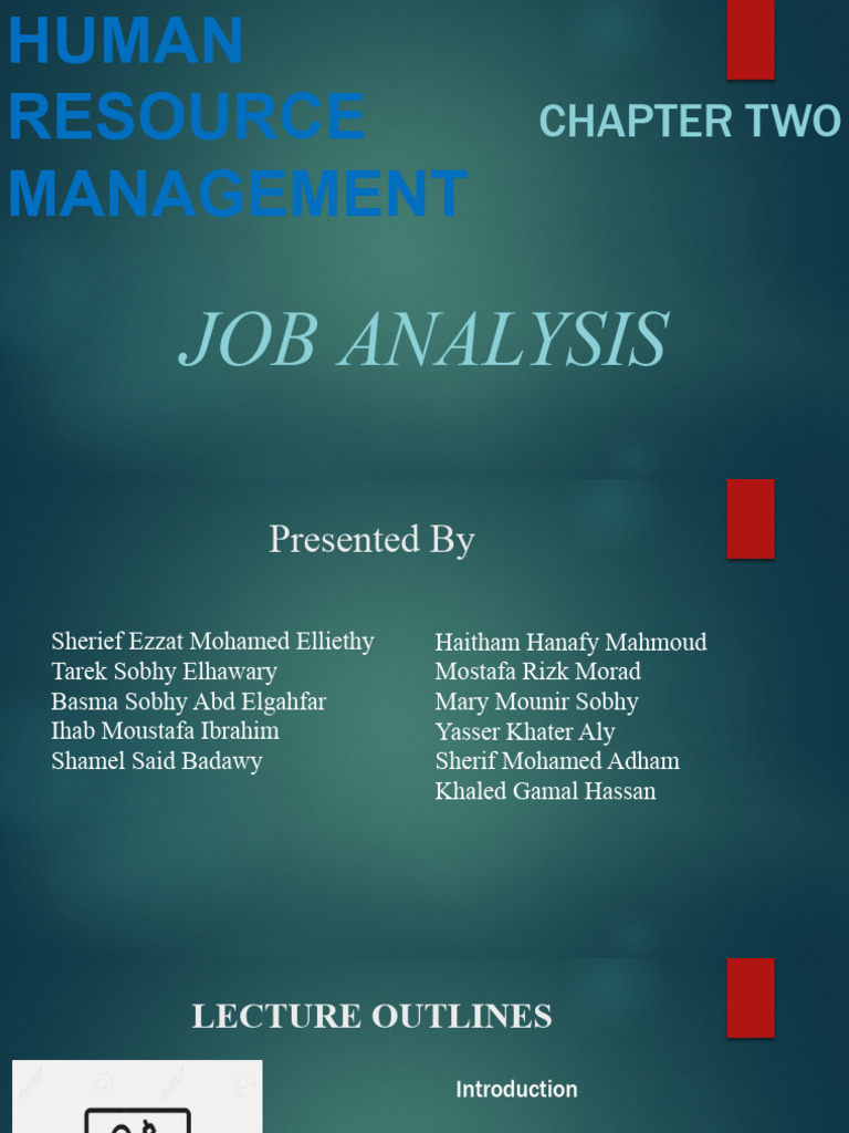 Job Analysis | PDF | Human Resource Management | Performance Appraisal