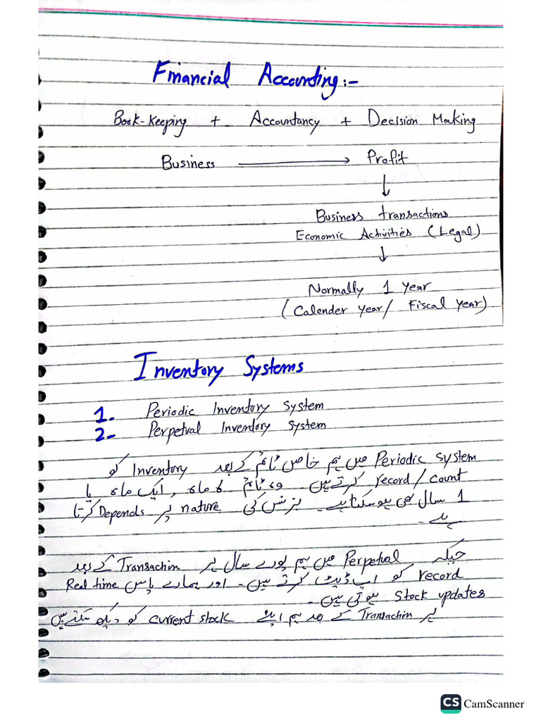 Financial Accounting Complete Mid Terms Notes | PDF