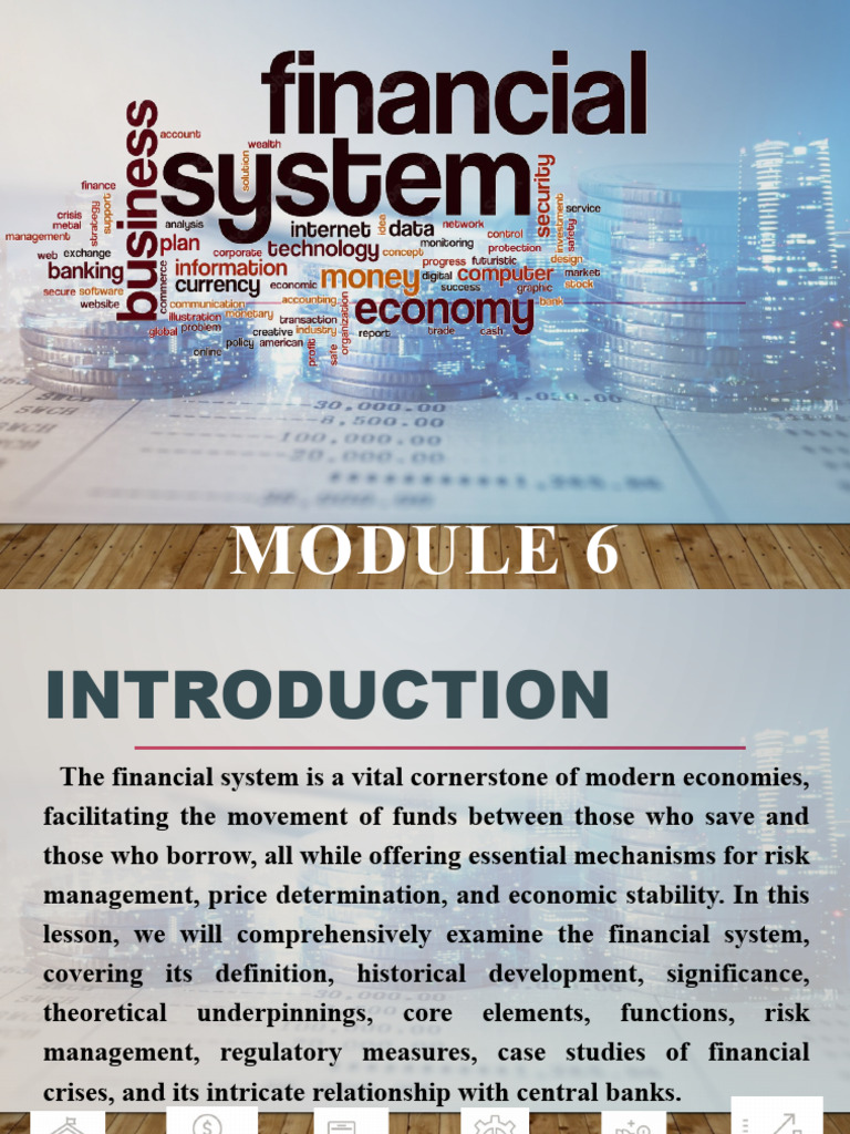 Module 6 - FINANCIAL SYSTEM | PDF | Monetary Policy | Central Banks