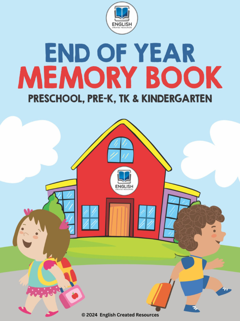 End of Year Memory Book Copyright 2024 English Created Resources | PDF