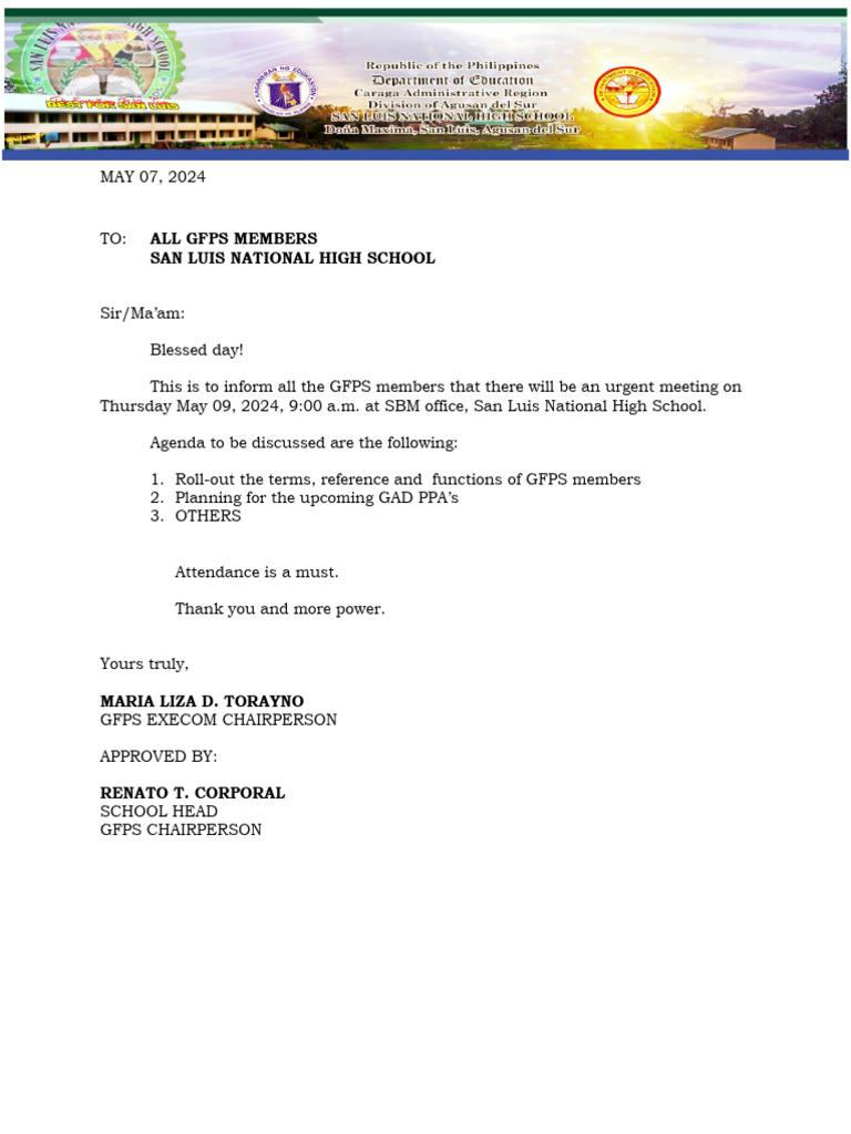 Letter For NLC | PDF