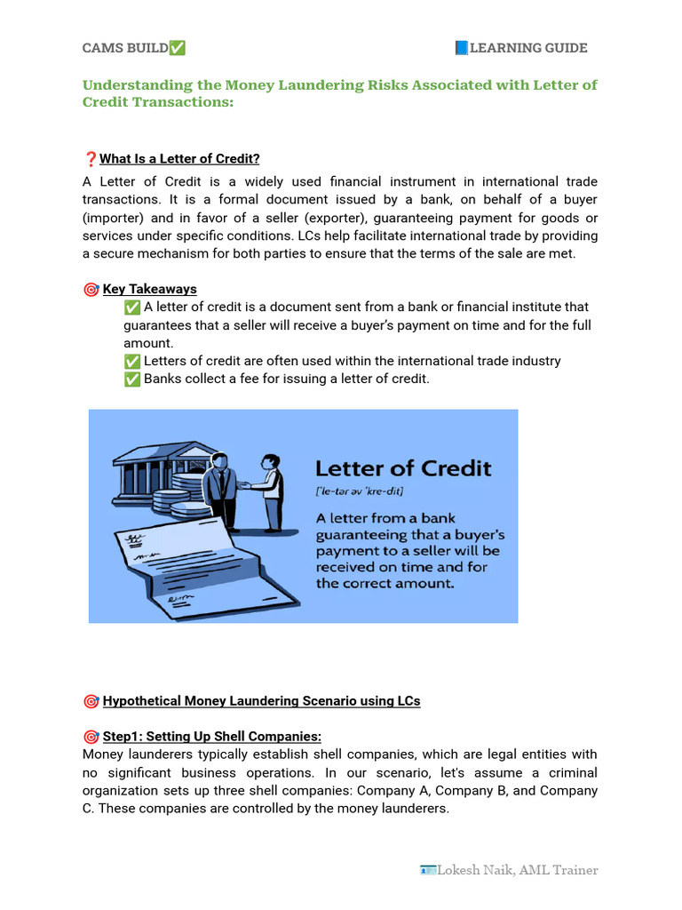 Letter of Credit | Download Free PDF | Letter Of Credit | Banking