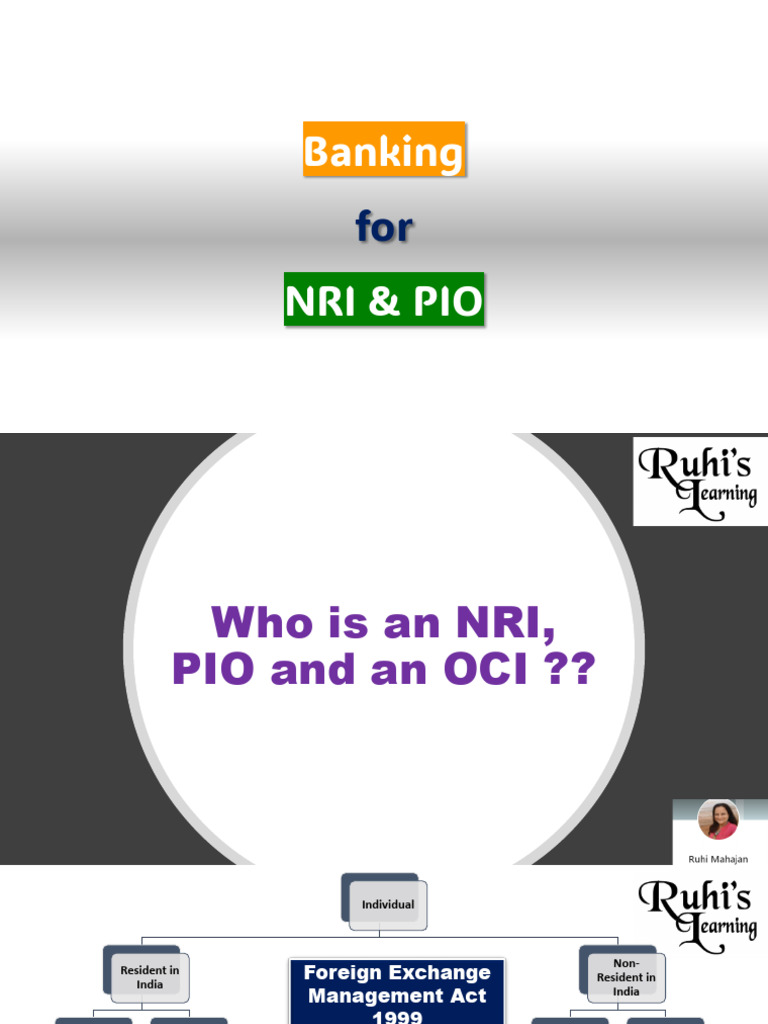 Nri & Pio Banking | PDF | Private Sector | Business