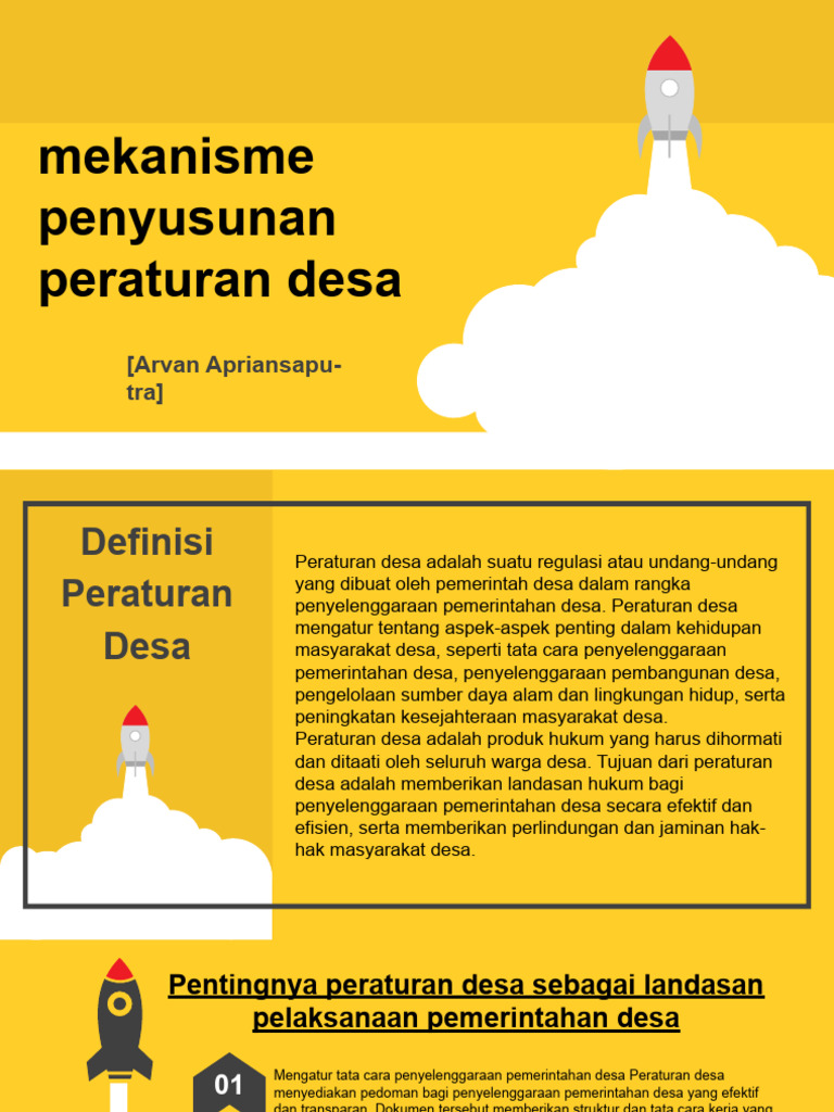 Mekanismepenyusunanperaturandesa (Arvan) | PDF