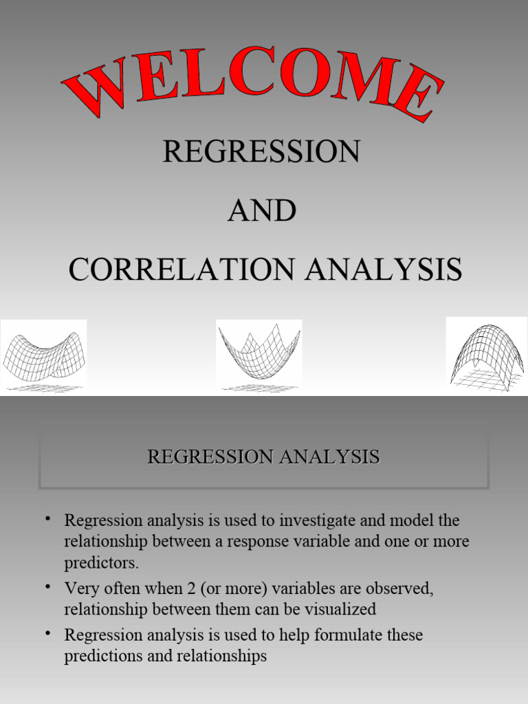 Correlation N Regression | PDF | Linear Regression | Regression Analysis