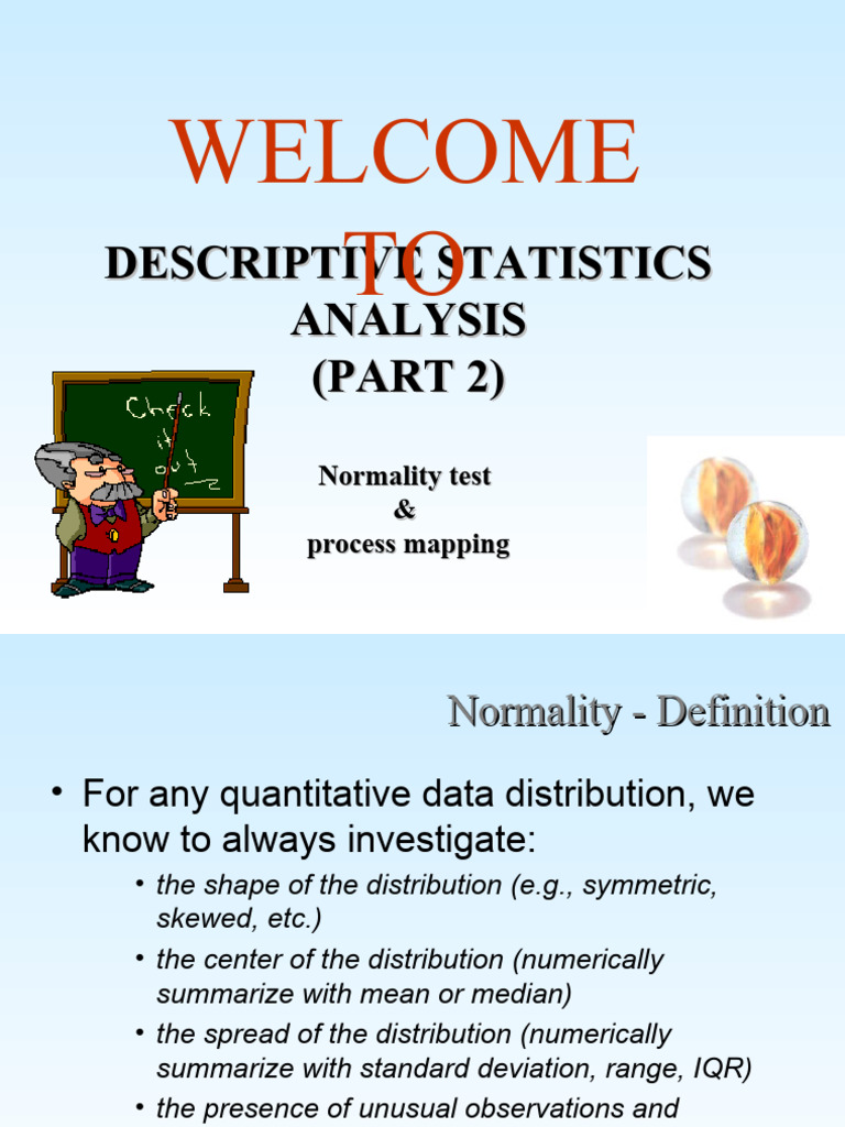 Descriptive Statistics Analysis Part 2 | PDF | Normal Distribution | Histogram