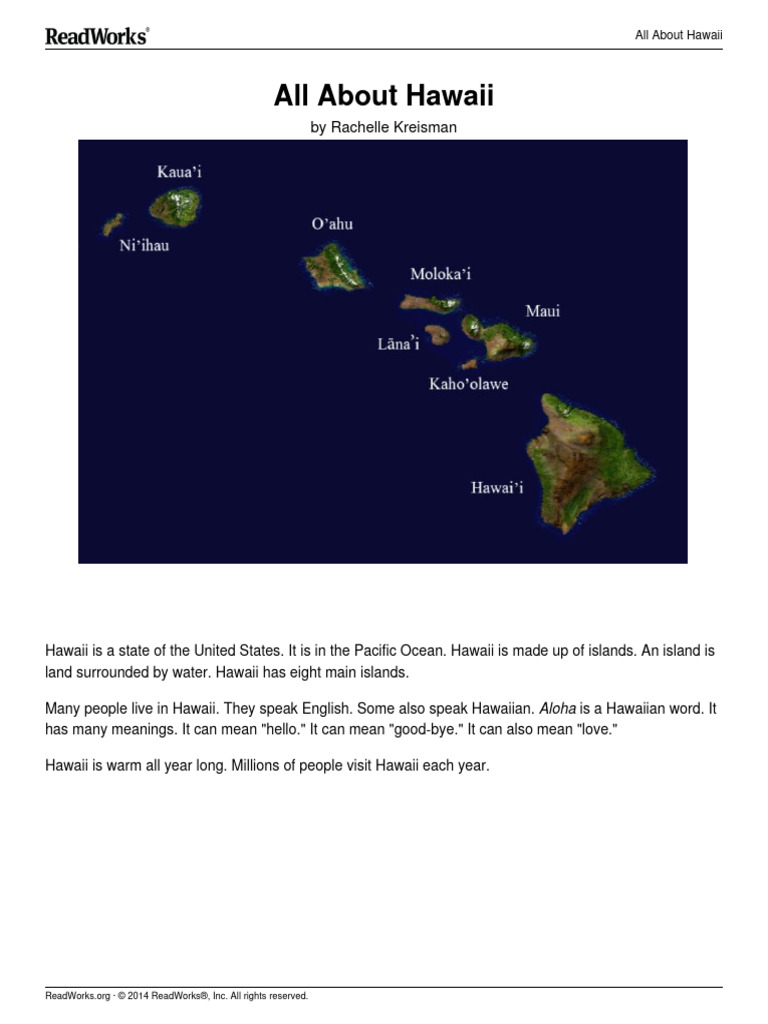 All About Hawaii | PDF