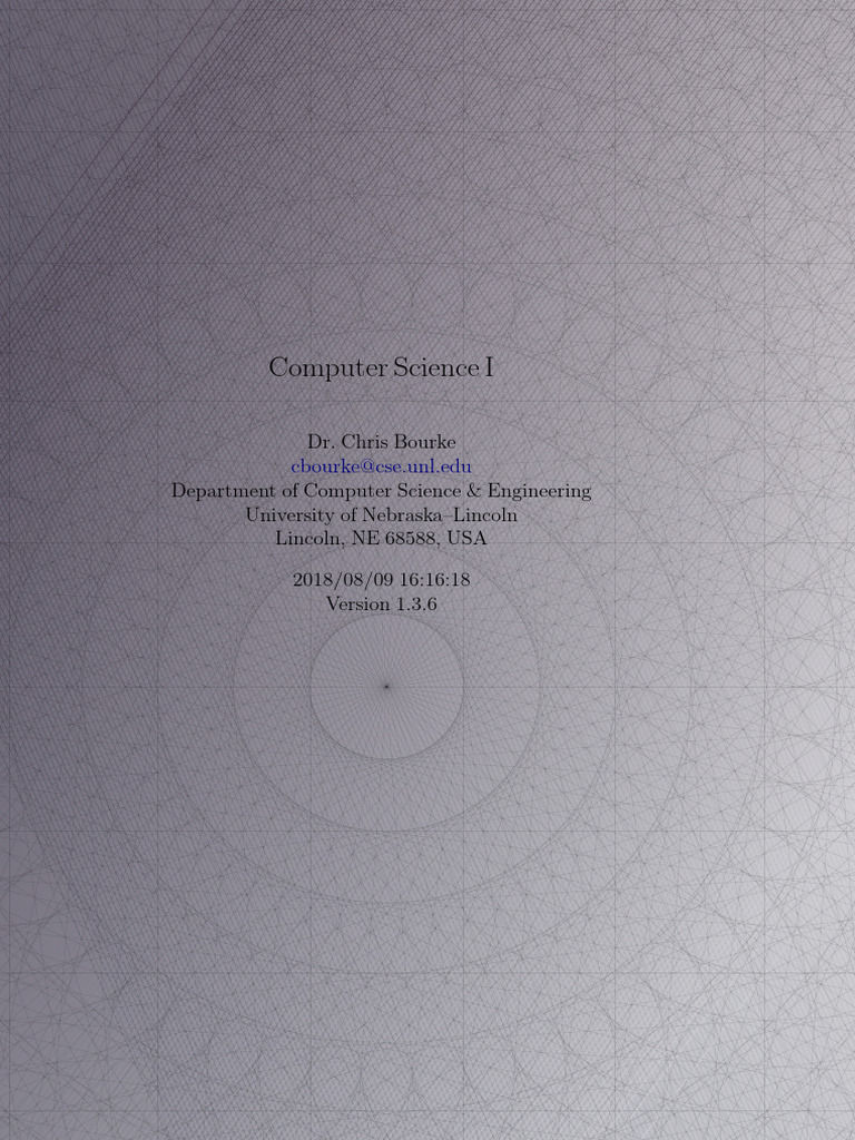 Computer Science I | PDF | Parameter (Computer Programming) | Computer ...