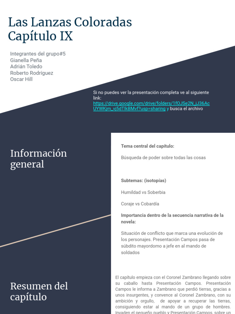 Las Lanzas Coloradas Capitulo IX Integra | PDF