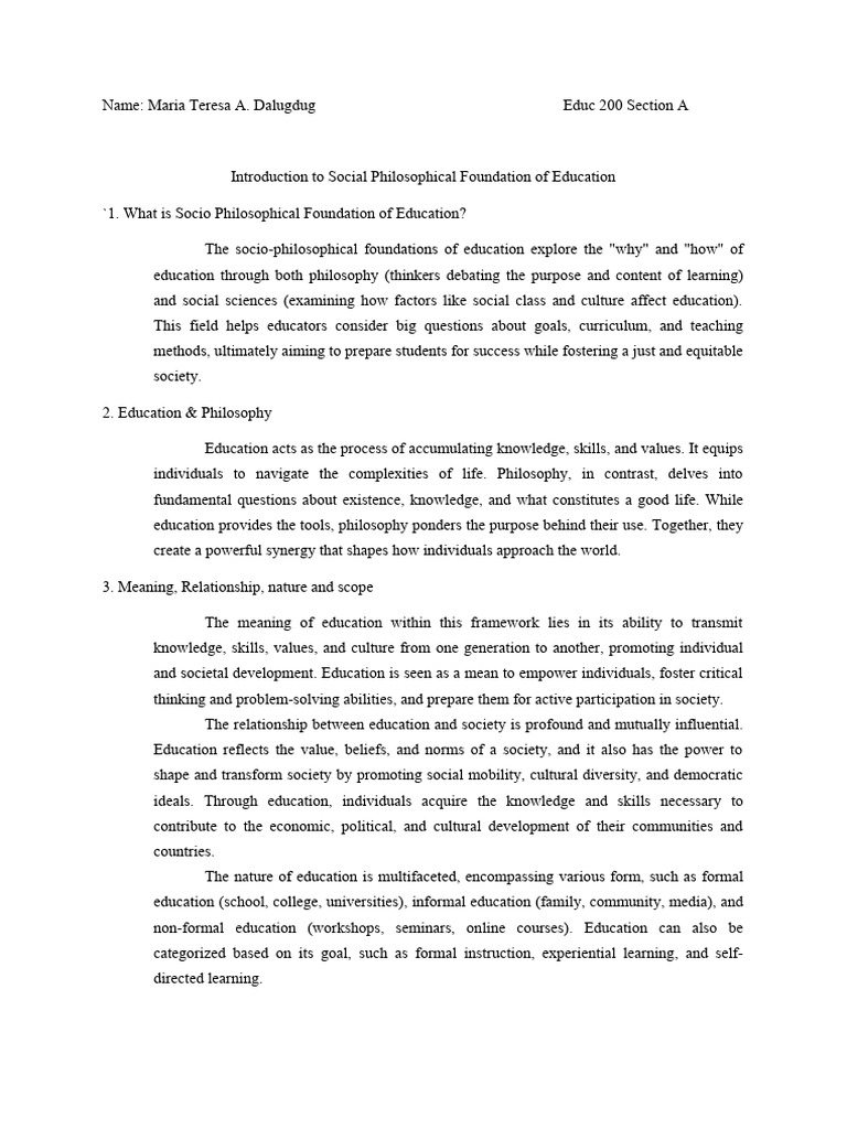 DALUGDUG - Group10 - Educ 200 | PDF | Learning | Knowledge