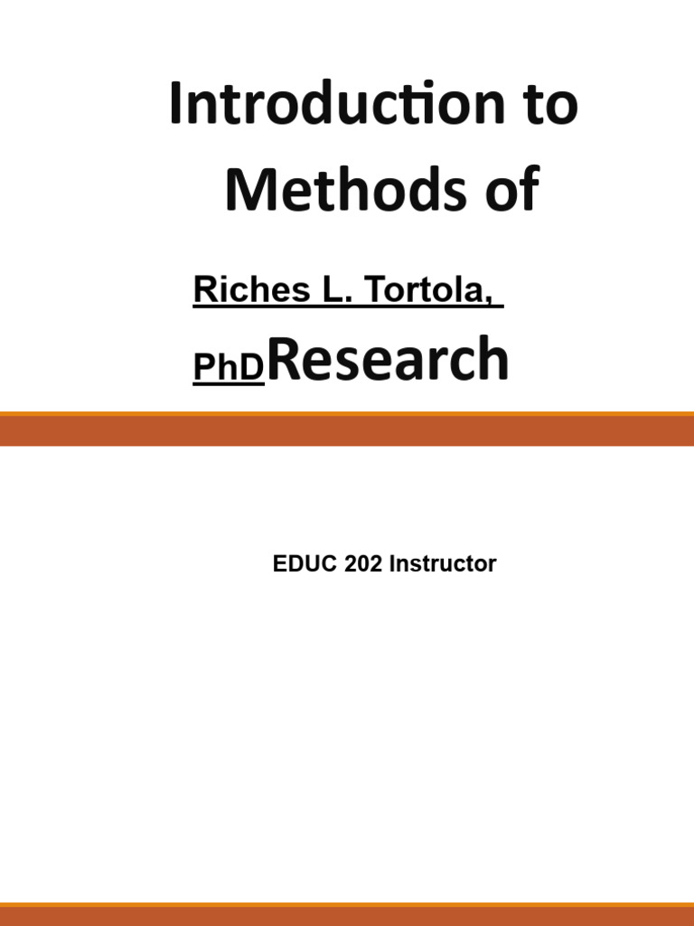 Introduction To Research Methods | PDF | Methodology | Survey Methodology