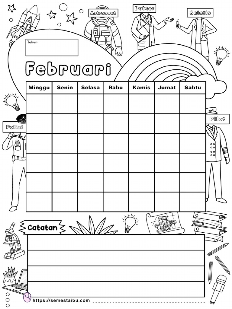 Februari - Tema Pekerjaan | PDF