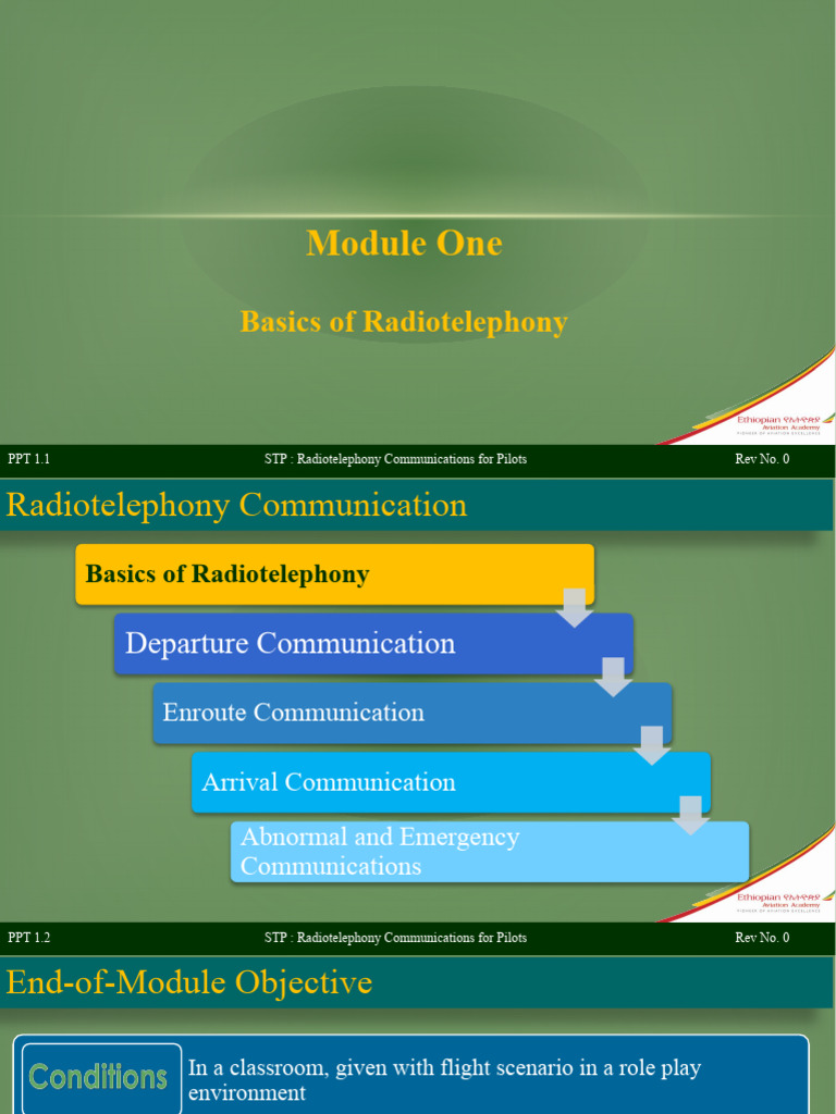 Radiotelephony Basics for Pilots | PDF | Radio Spectrum | Very High ...