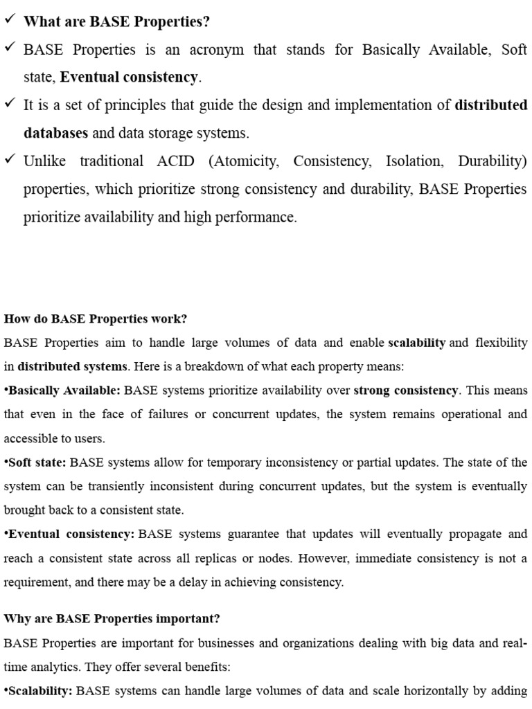 Base Properties | PDF | Acid | Scalability