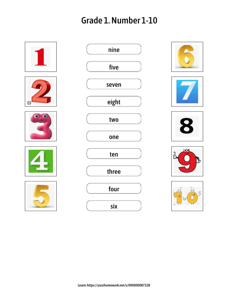 PDF 3 - Grade 1 - Number 1-10 | PDF | Teaching Methods & Materials