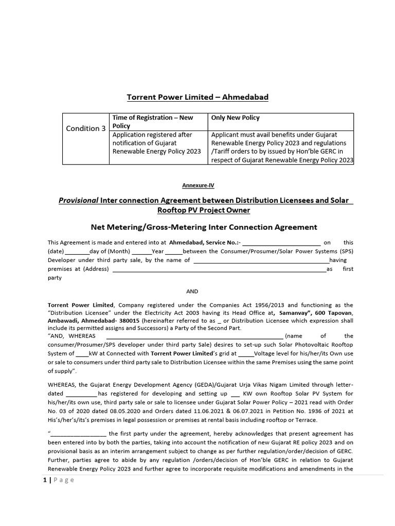 Torrent Power New | PDF | Photovoltaic System | Solar Power