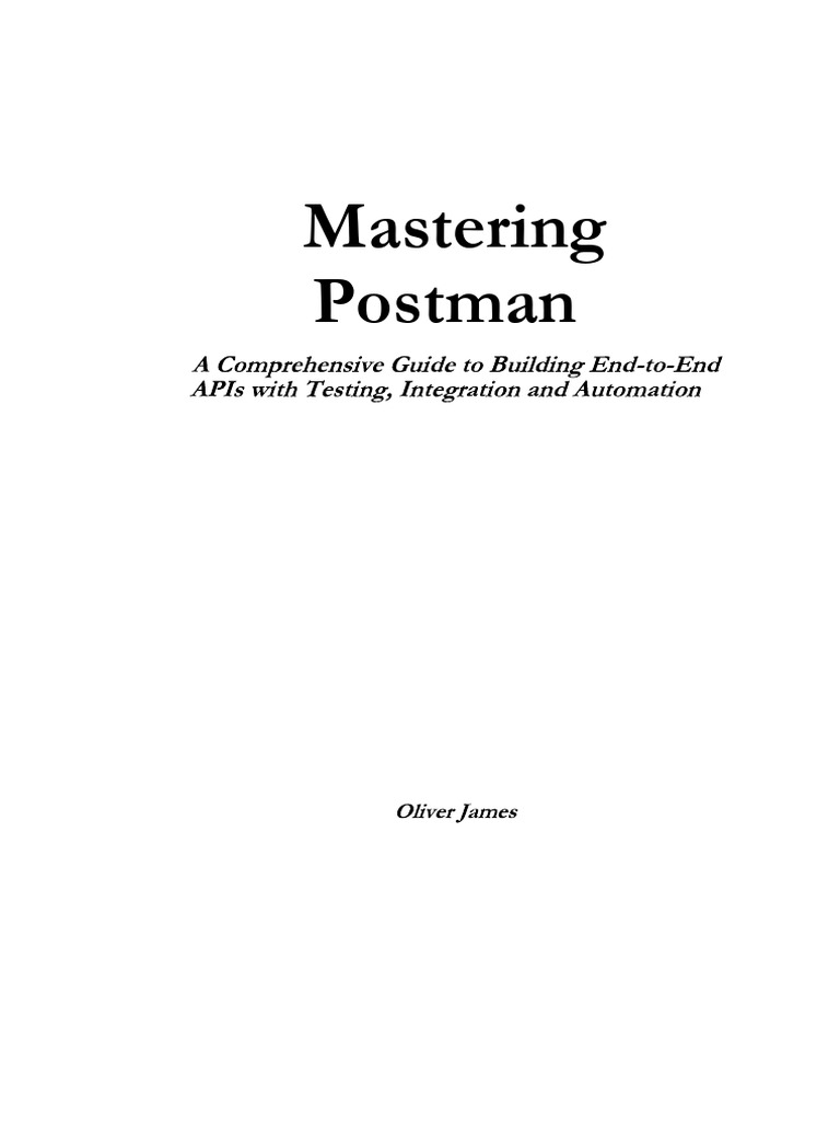 Masteringpostman Sample | PDF | Version Control | Governance