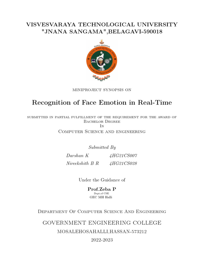 Nireekshith BR & Darshan K | PDF | Deep Learning | Artificial Neural Network