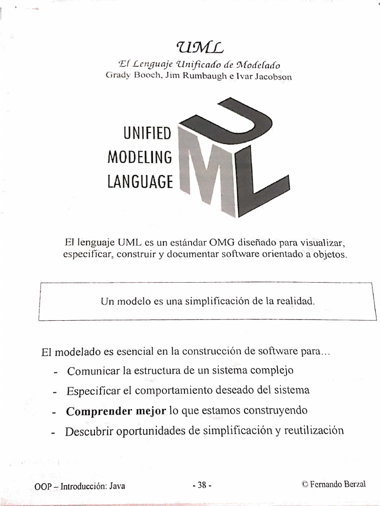 El Lenguaje Unificado de Modelado UML | PDF El Lenguaje Unificado de Modelado UML | PDF