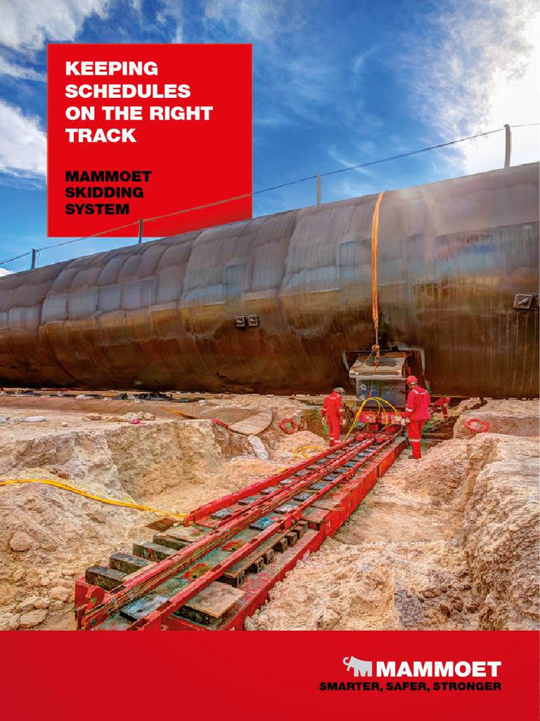 Skidding and Jacking System Mammoet | PDF | Crane (Machine)