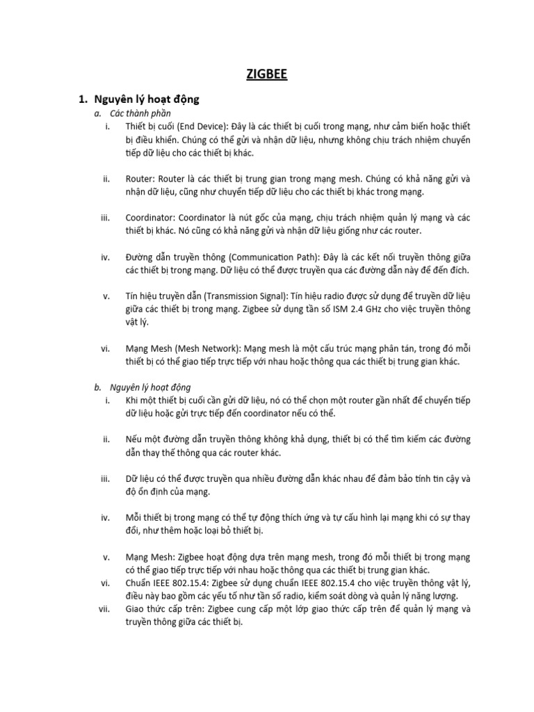 Zigbee - node cảm biến | PDF