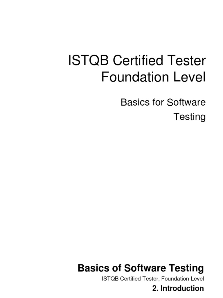 ISTQB Certified Tester | PDF | Software Testing | Software Development
