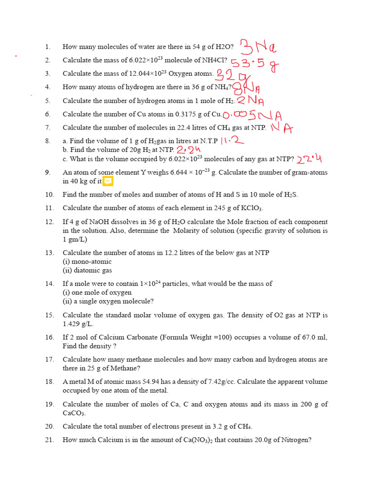 Total Electrons in 88g CO2 Calculation | PDF | Mole (Unit) | Molecules